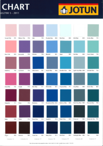 Jotun Australian standard colour chart – AS 2700 S – 2011 – marine ...